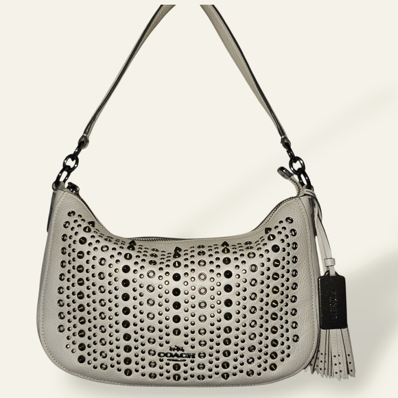 Coach | Bags | Coach Chelsea Studed Leather Shoulder Crossbody Bag ...